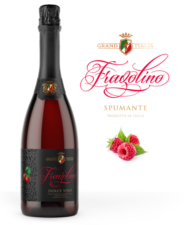 Fragolino Spumante – дизайн этикетки